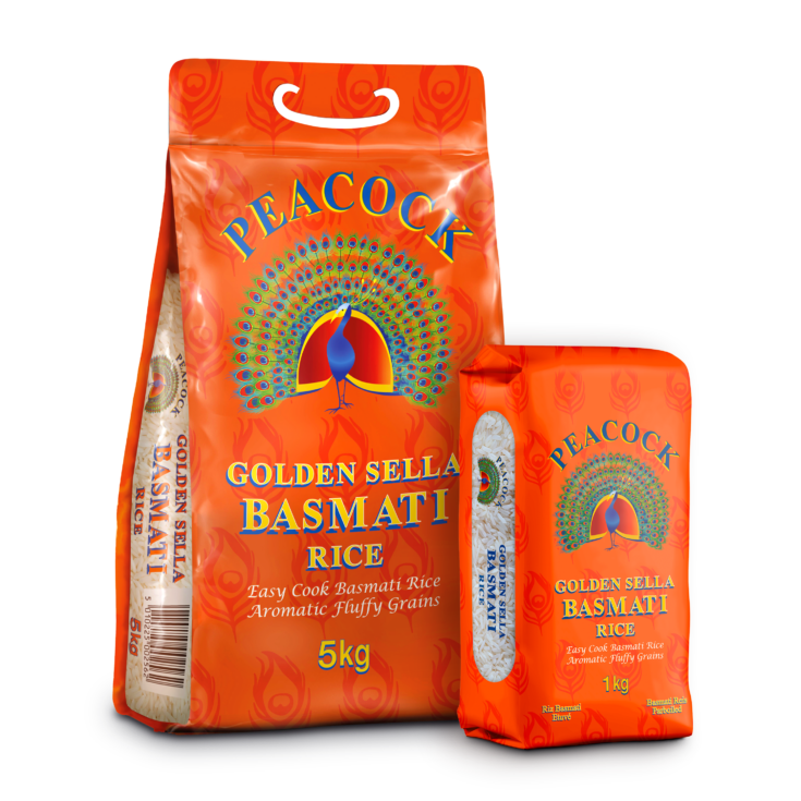 Curry Rice with Peacock Golden Sella Basmati